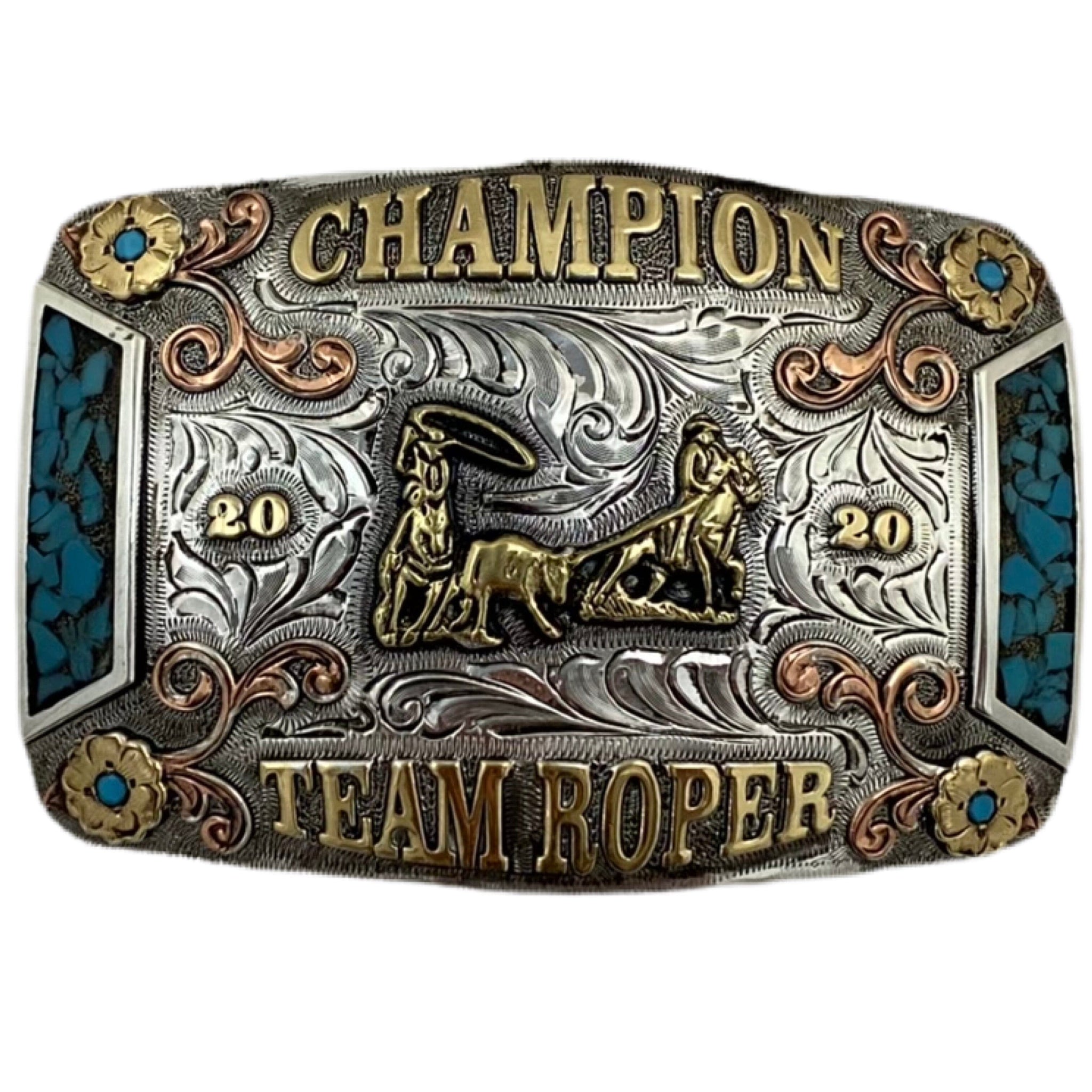 Crushed Turquoise Buckles | Corriente Buckle